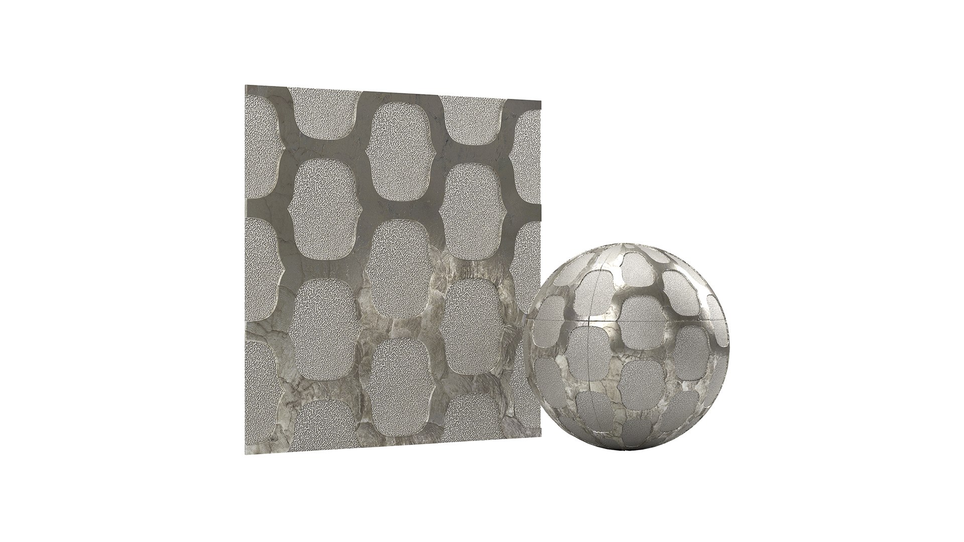 Seashell Wall Cover Panels - Tiles 3D Model - TurboSquid 2370990