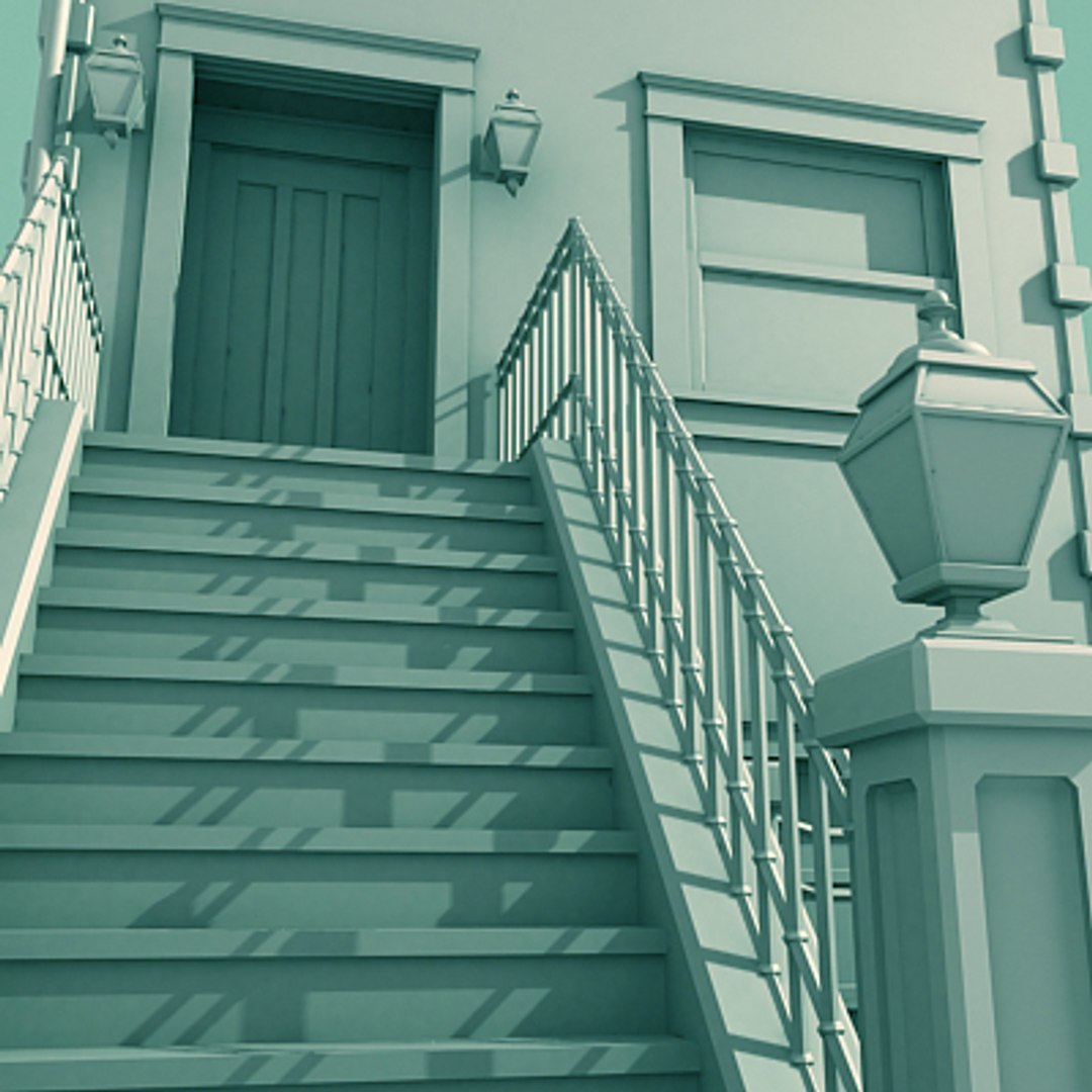 3d Architectural Nyc Brownstone Model