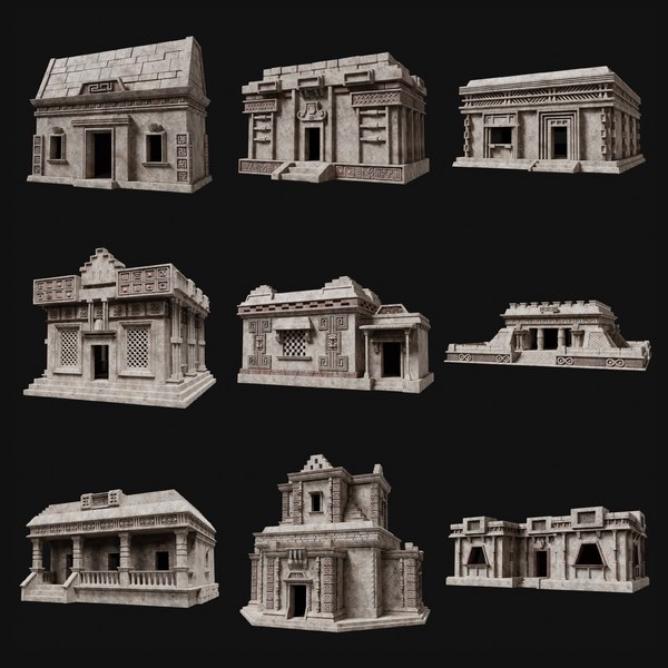 3D Aztec Models | TurboSquid