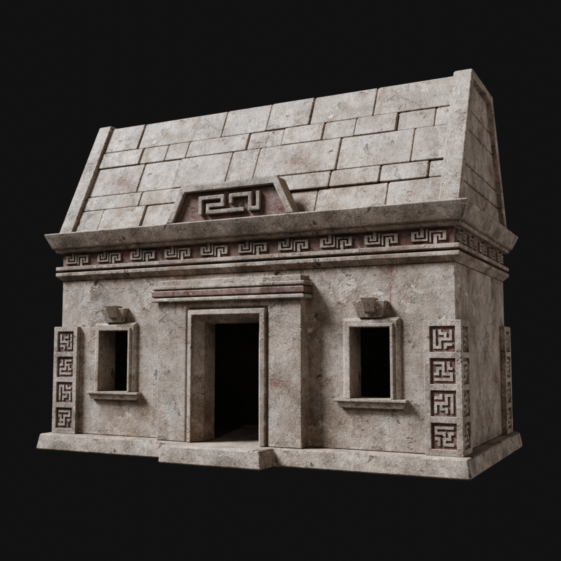 modelo 3d COLECCIÓN TEMPLO CASA DE PIEDRA AZTECA MAYA INKA MESOAMÉRICA ...
