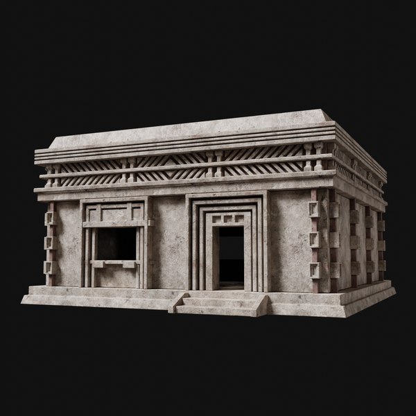 modelo 3d COLECCIÓN TEMPLO CASA DE PIEDRA AZTECA MAYA INKA MESOAMÉRICA ...