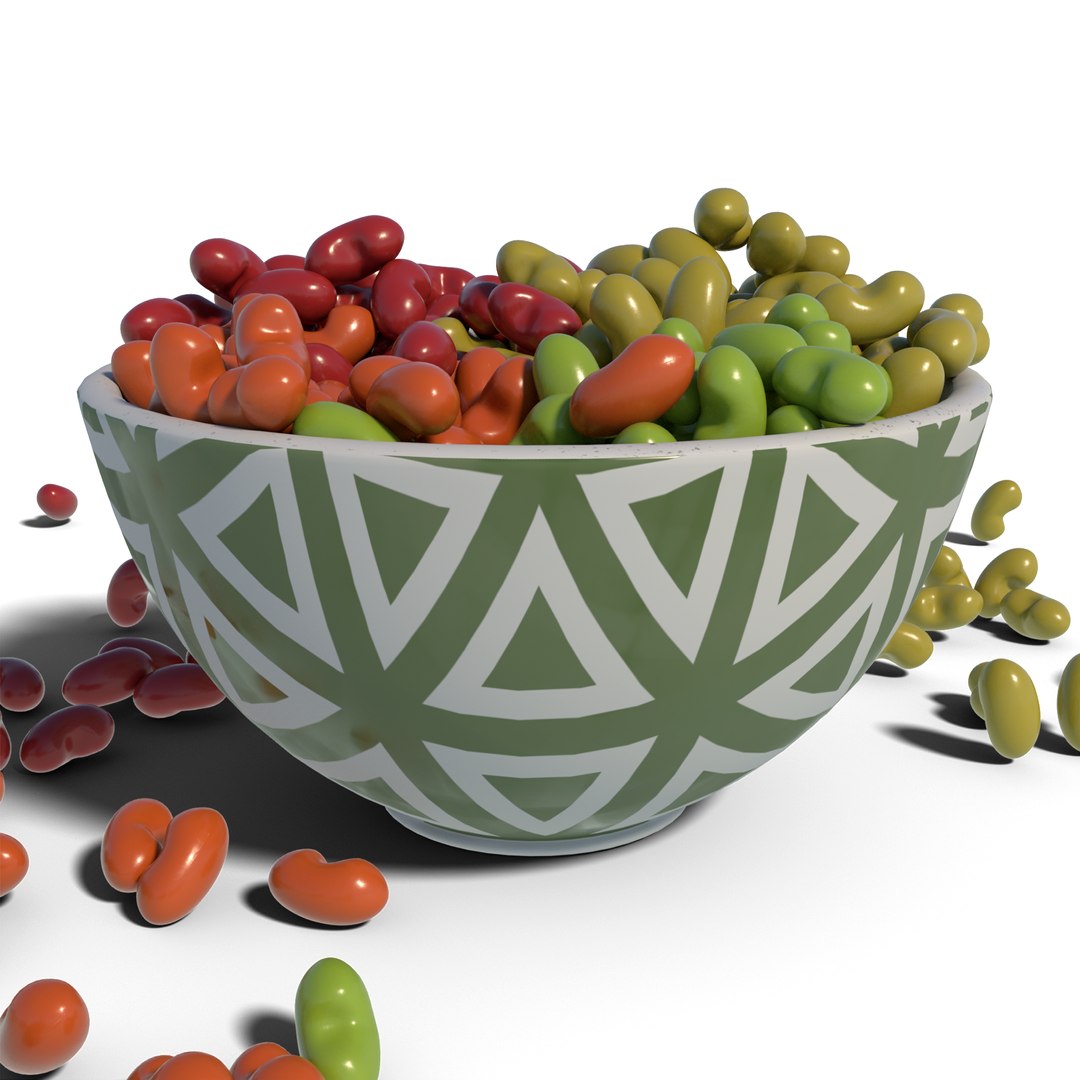 3D Multi Color Jellybeans - TurboSquid 2086594