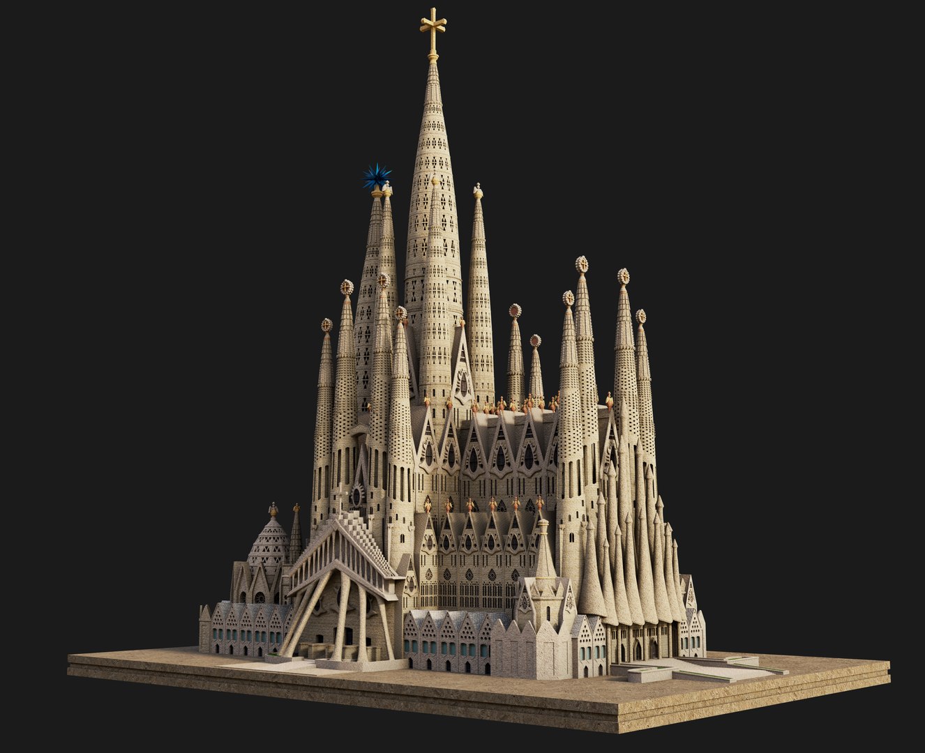 Sagrada Familia Model - TurboSquid 2209188