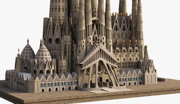 modelo 3d Sagrada Familia - TurboSquid 2209188