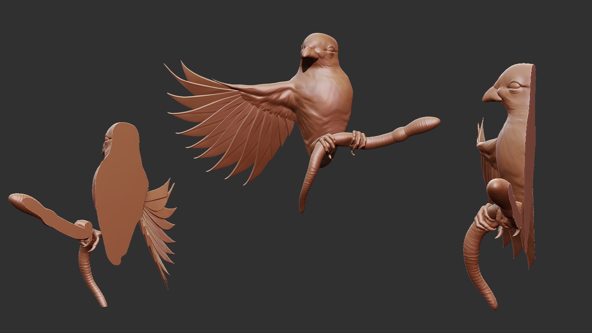 3D Model Bird For Print - TurboSquid 2098414