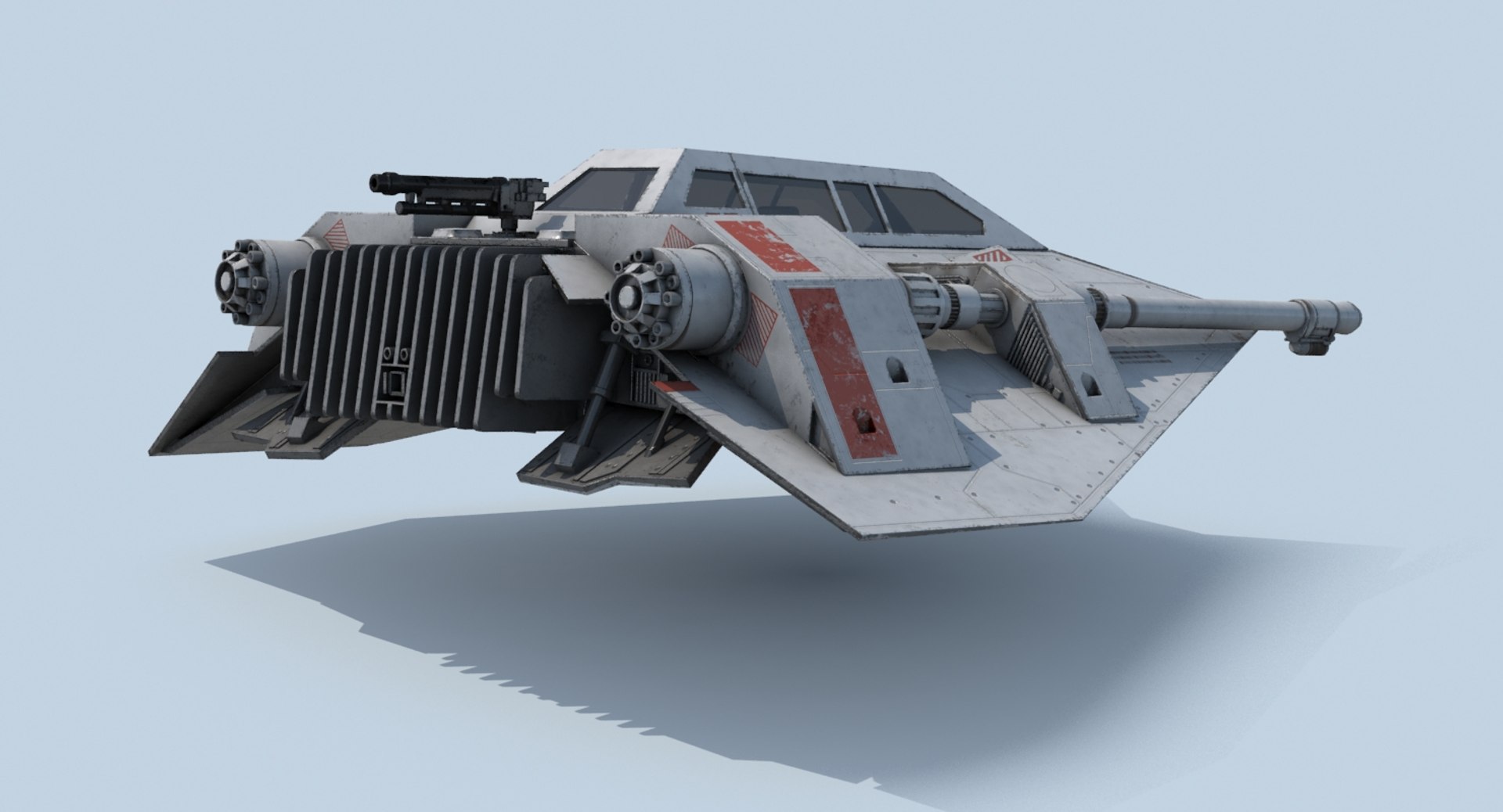 Snowspeeder X 3d Model