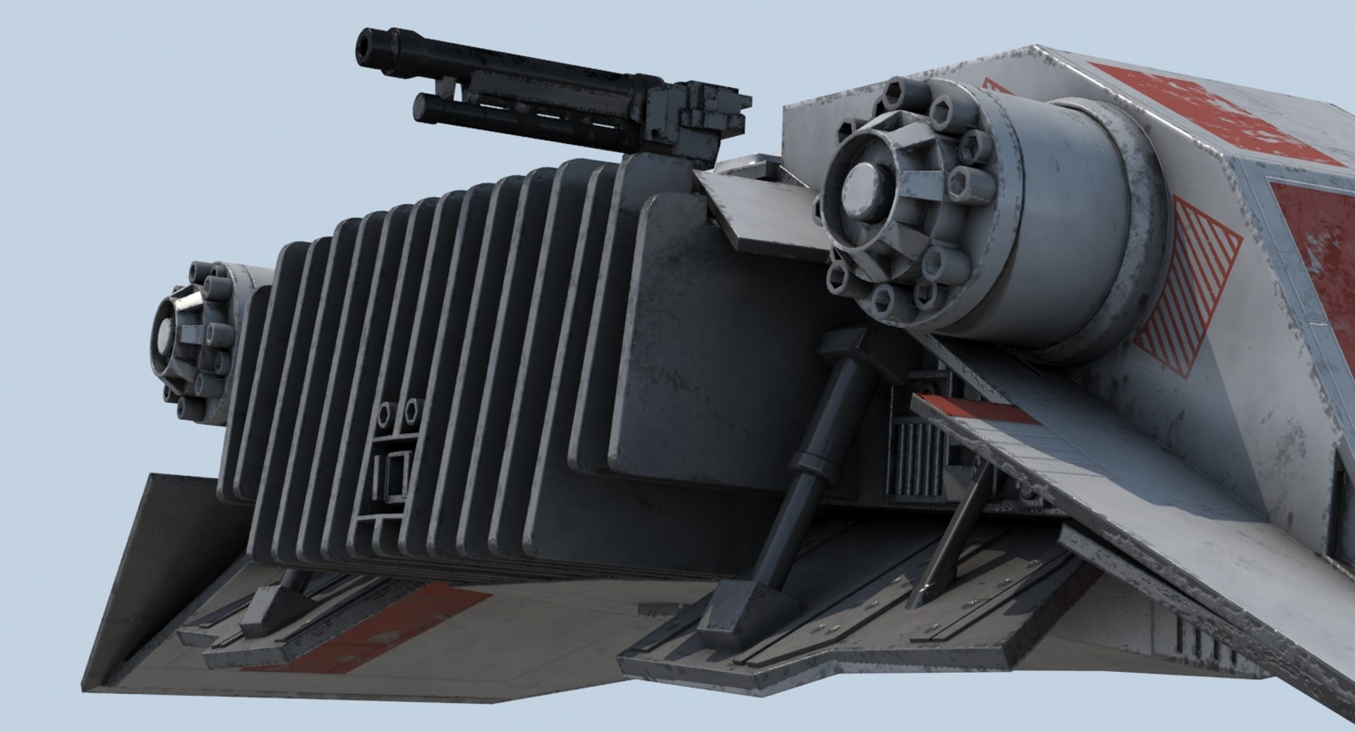 Snowspeeder X 3d Model