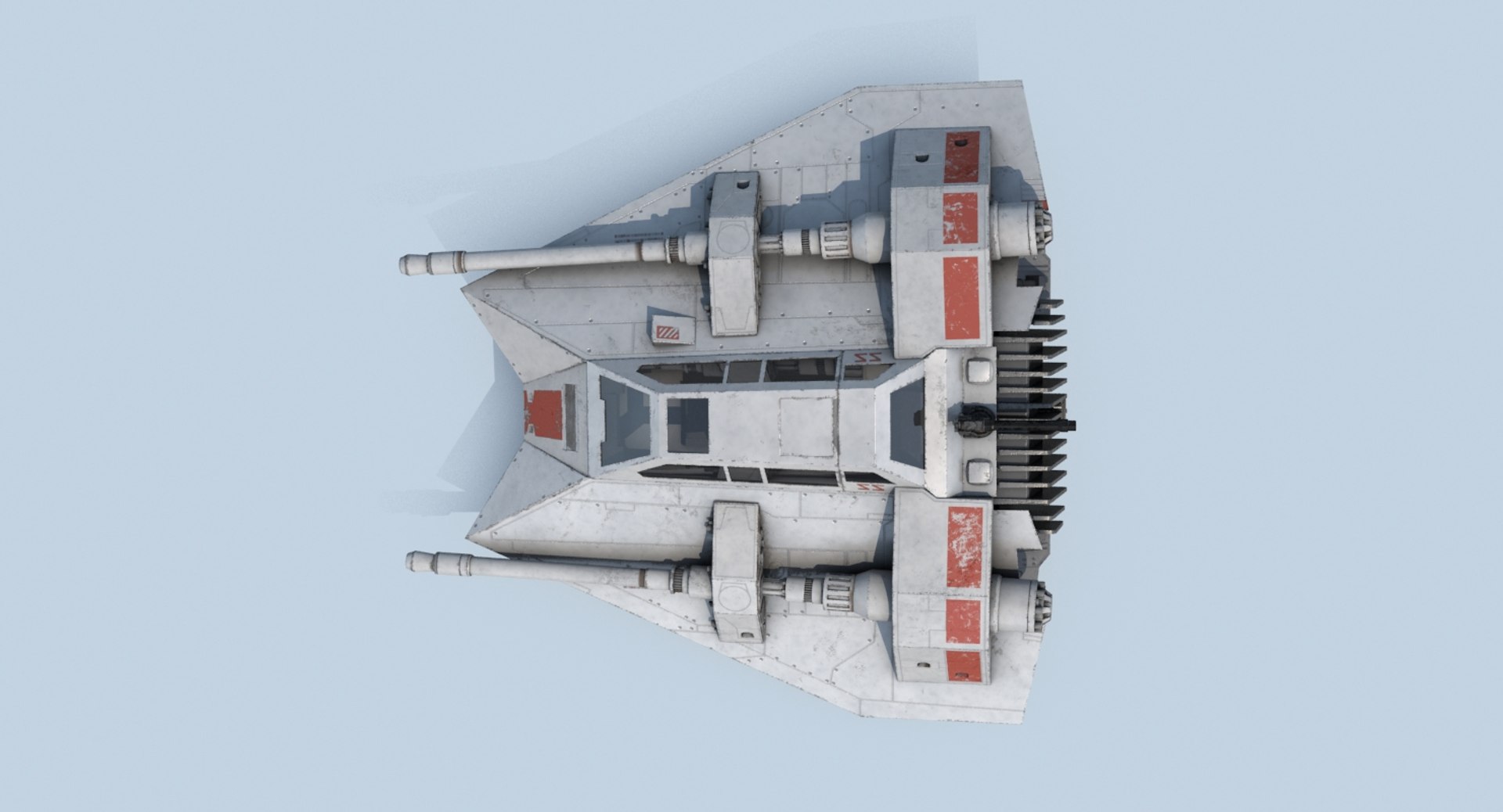 Snowspeeder X 3d Model