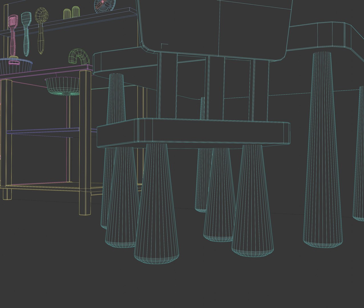 3D Kids Kitchen Model - TurboSquid 1881970