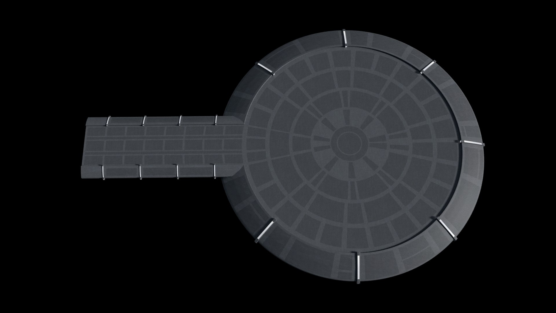 Sci-Fi Landing Platform 3D - TurboSquid 1909963