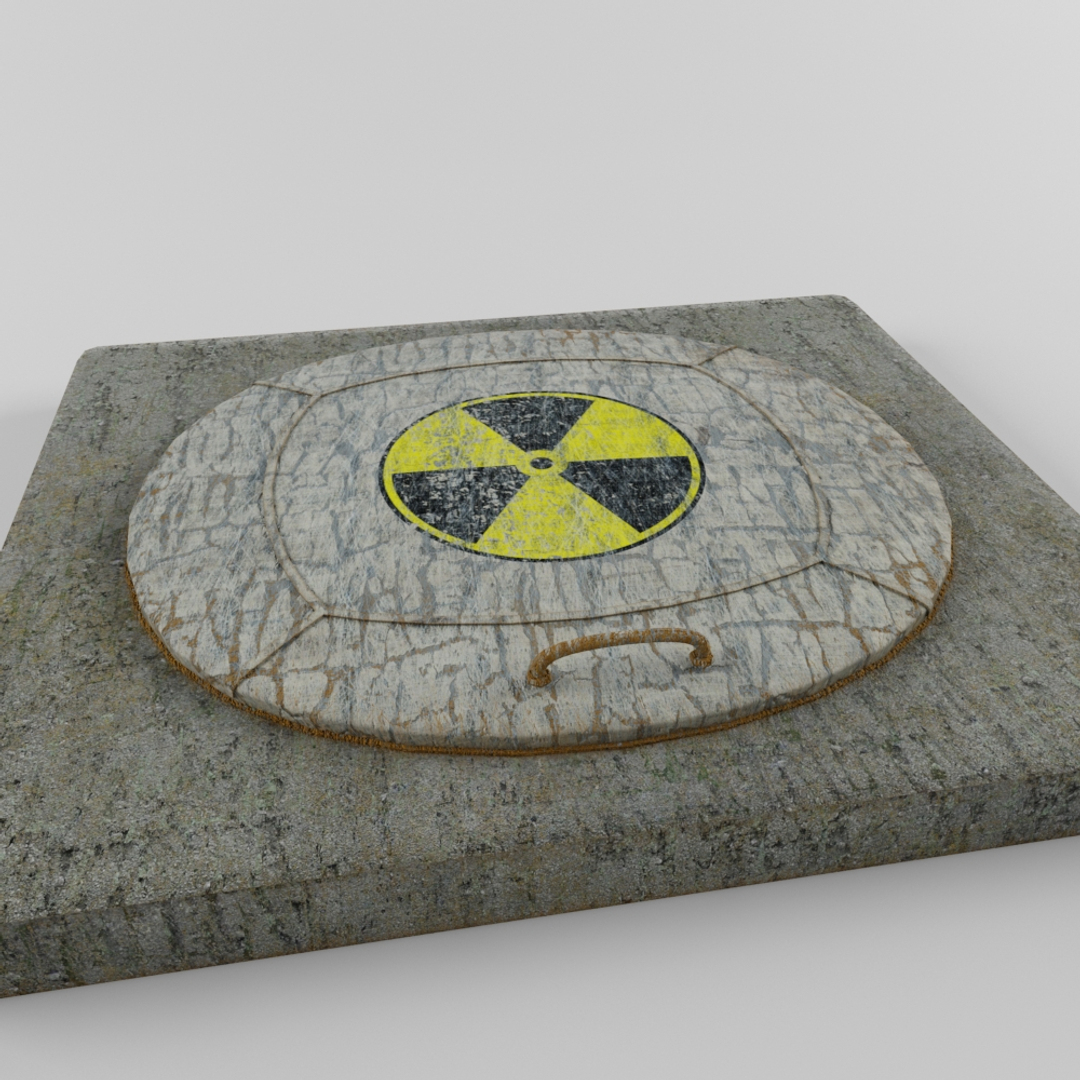 3d trap door model