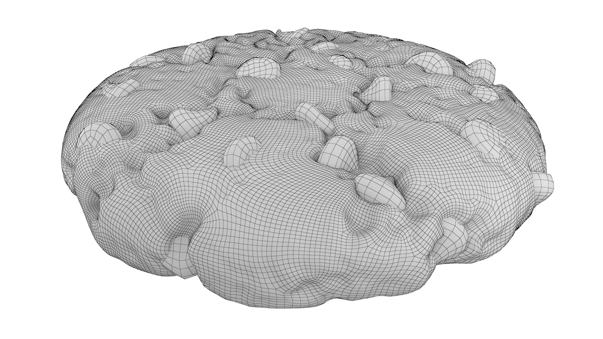 Chocolate chip cookie 01 3D model - TurboSquid 1756369