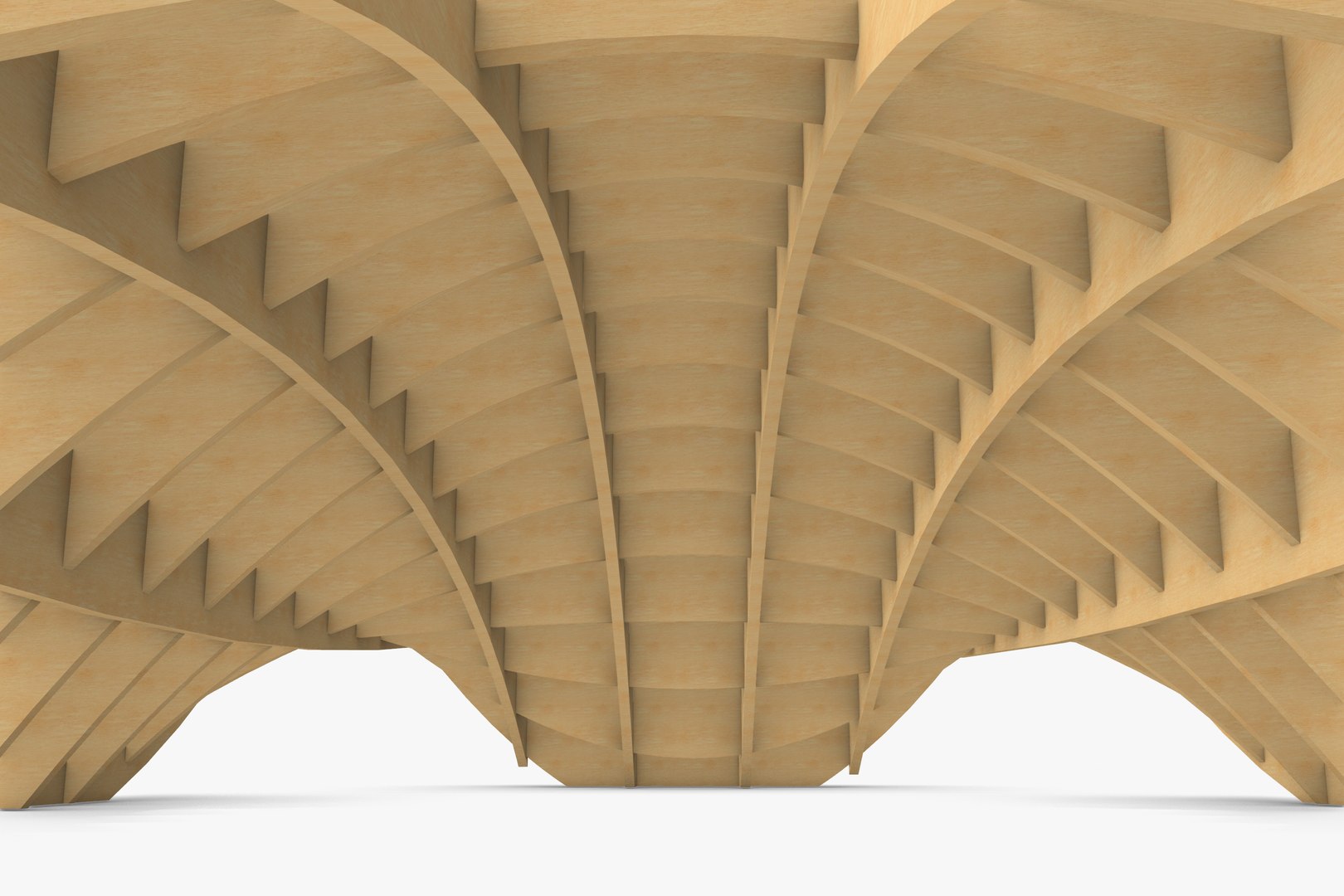 Wavy Waffle Table 3D - TurboSquid 2036273