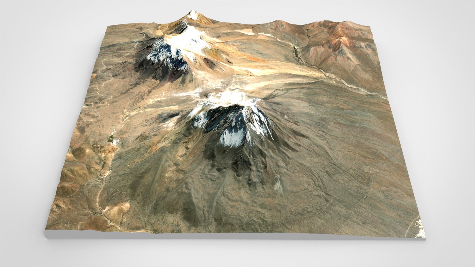 3D Model Volcano Tacora Chile Peru - TurboSquid 2329516