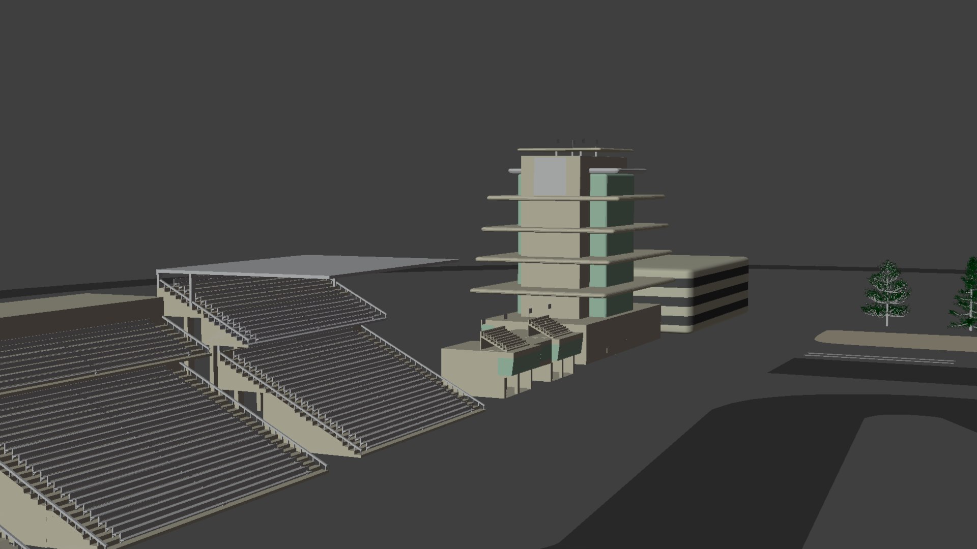 Low Poly Race Track Assets 3D Model - TurboSquid 2268510