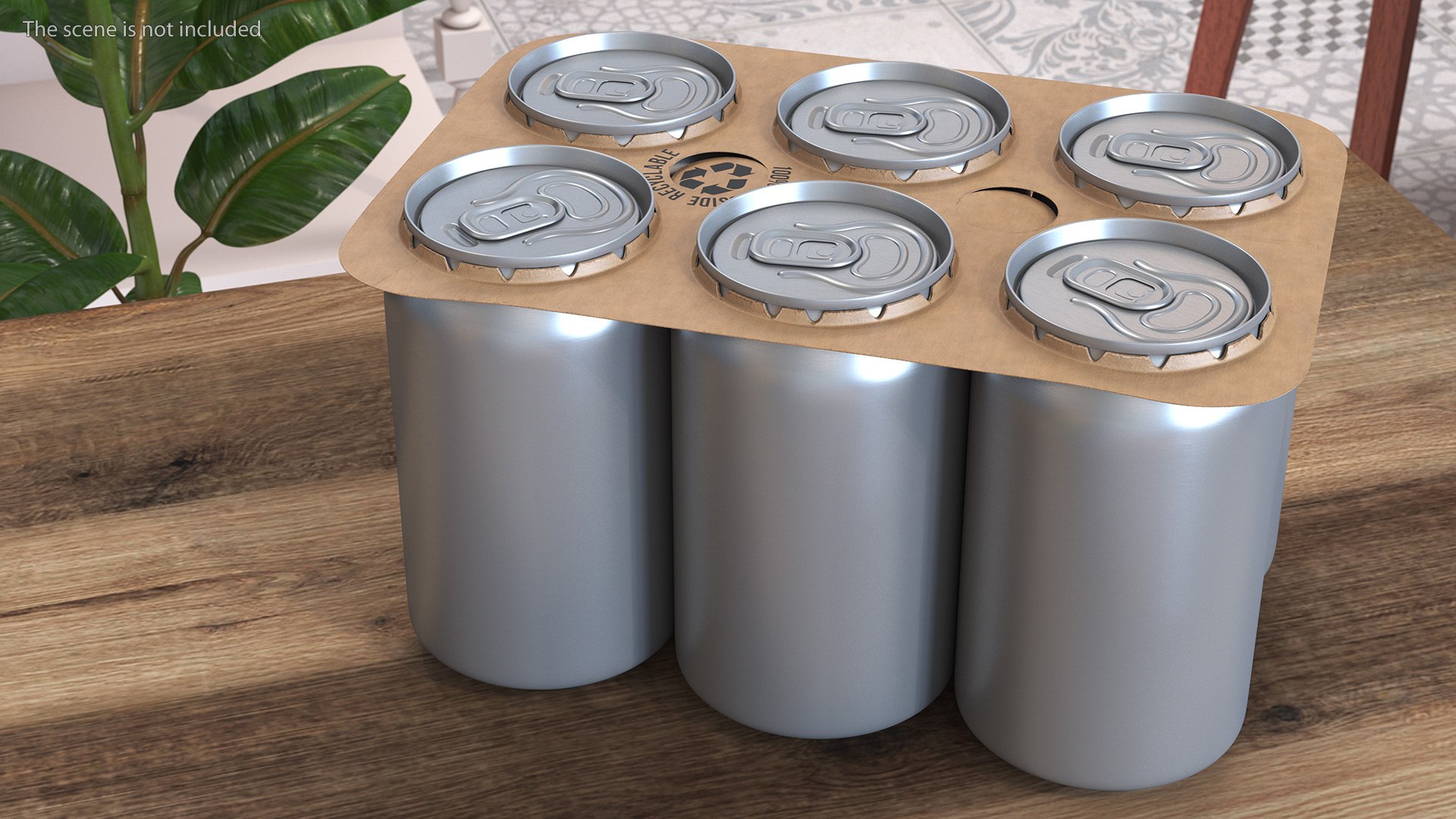 Paperboard Packaging Solution For 6 Soda Cans 3D Model - TurboSquid 2137576
