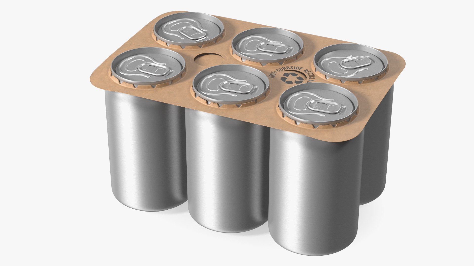 Paperboard Packaging Solution For 6 Soda Cans 3D Model - TurboSquid 2137576