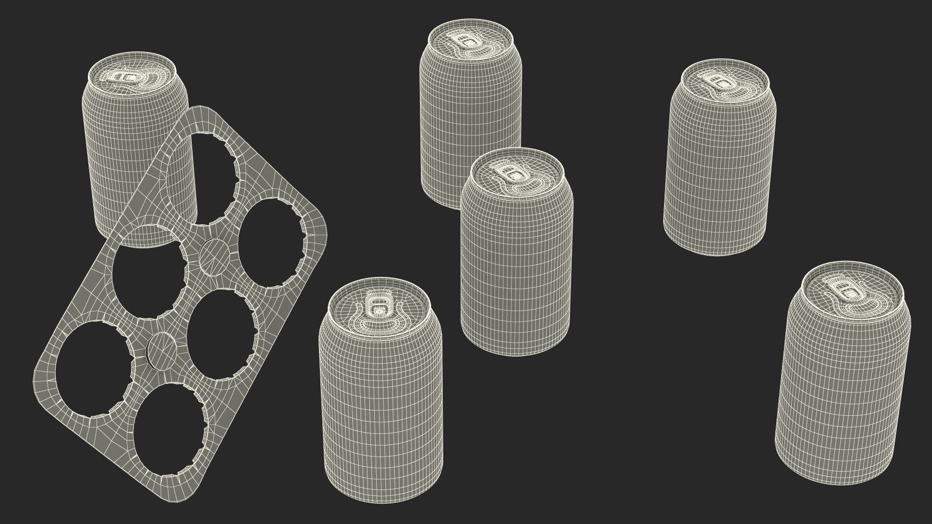 Paperboard Packaging Solution for 6 Soda Cans 3D model - TurboSquid 2137576