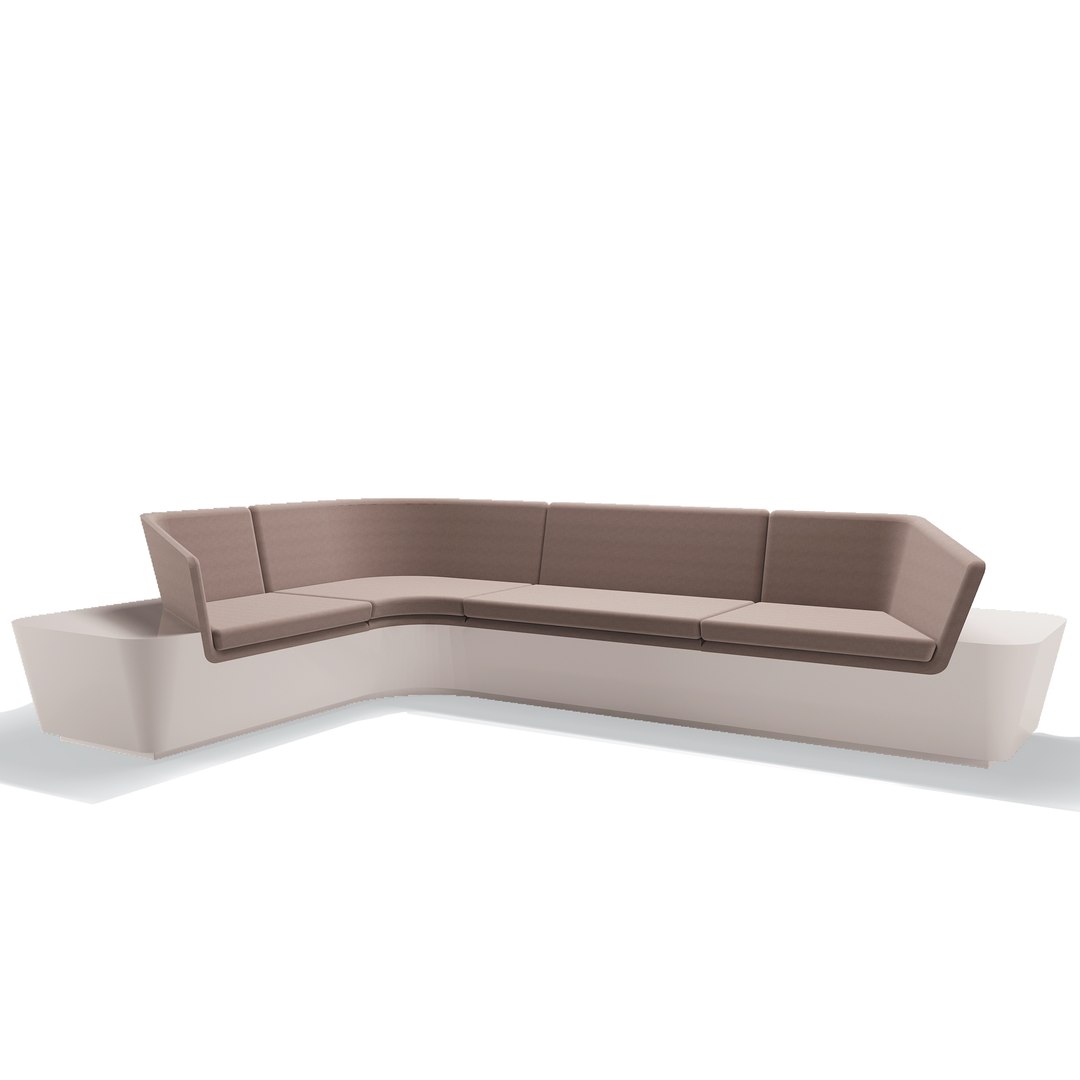 Modular seating sofa 3D model - TurboSquid 1550385