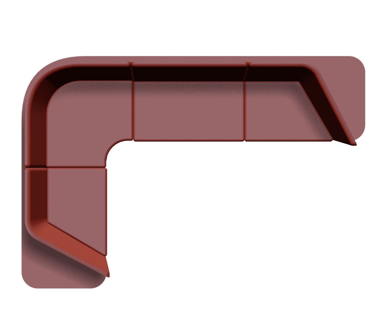 Modular seating sofa 3D model - TurboSquid 1550385