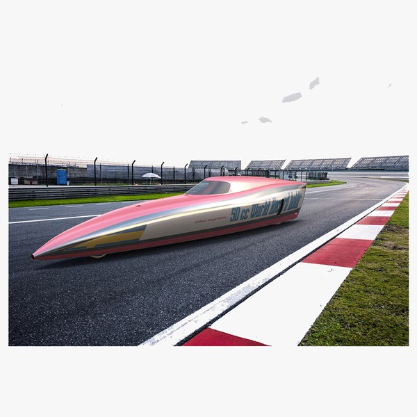 3D streamliner speedrecord car - TurboSquid 1973527