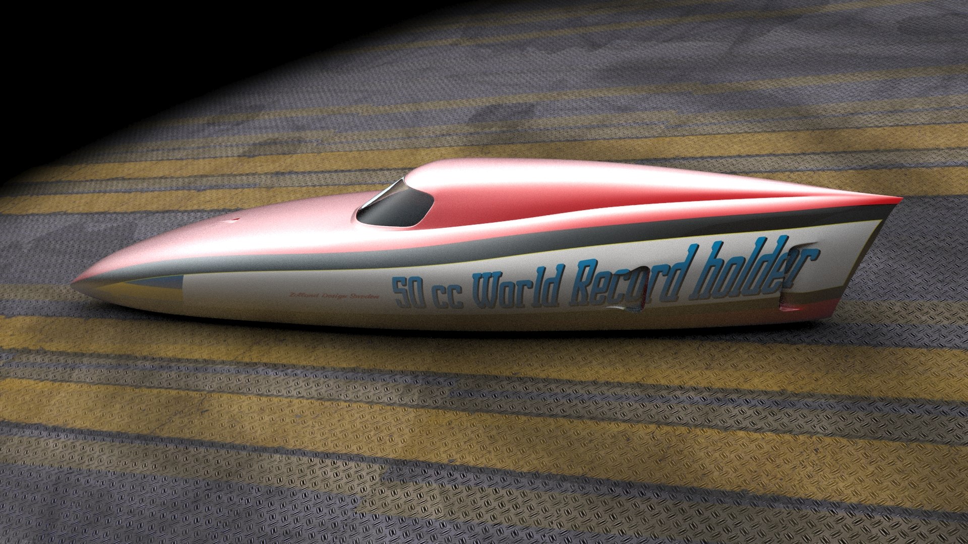 3D Streamliner Speedrecord Car - TurboSquid 1973527