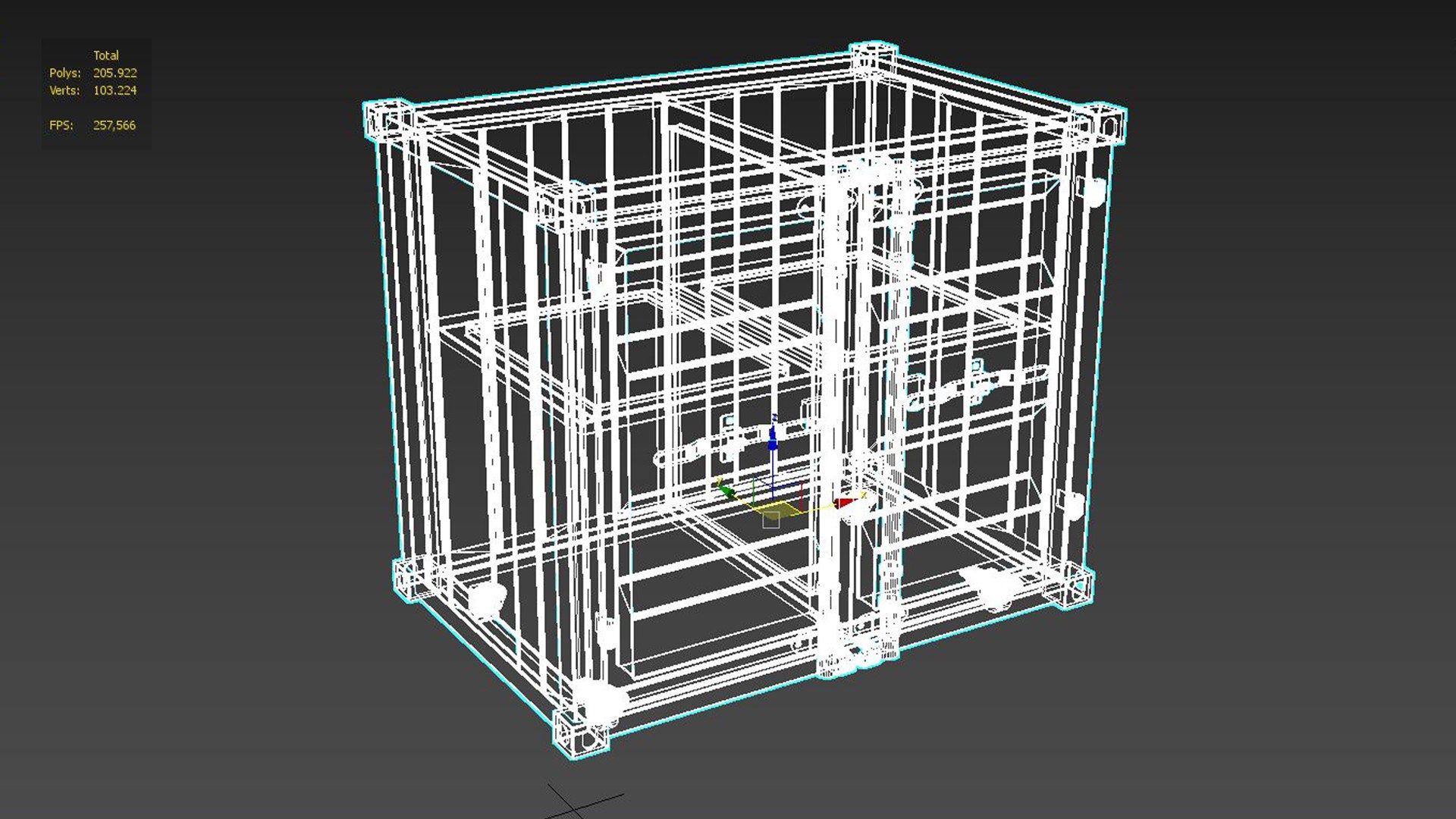 Buffet Or Almari Container Concept 3D Model - TurboSquid 2097641