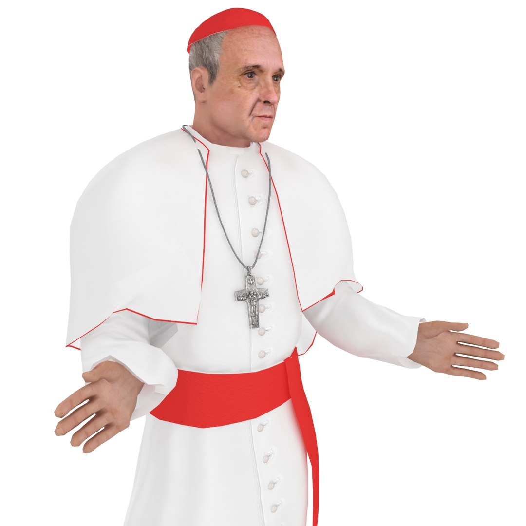 Rigged Cardinal Priest 3D Model - TurboSquid 1289609