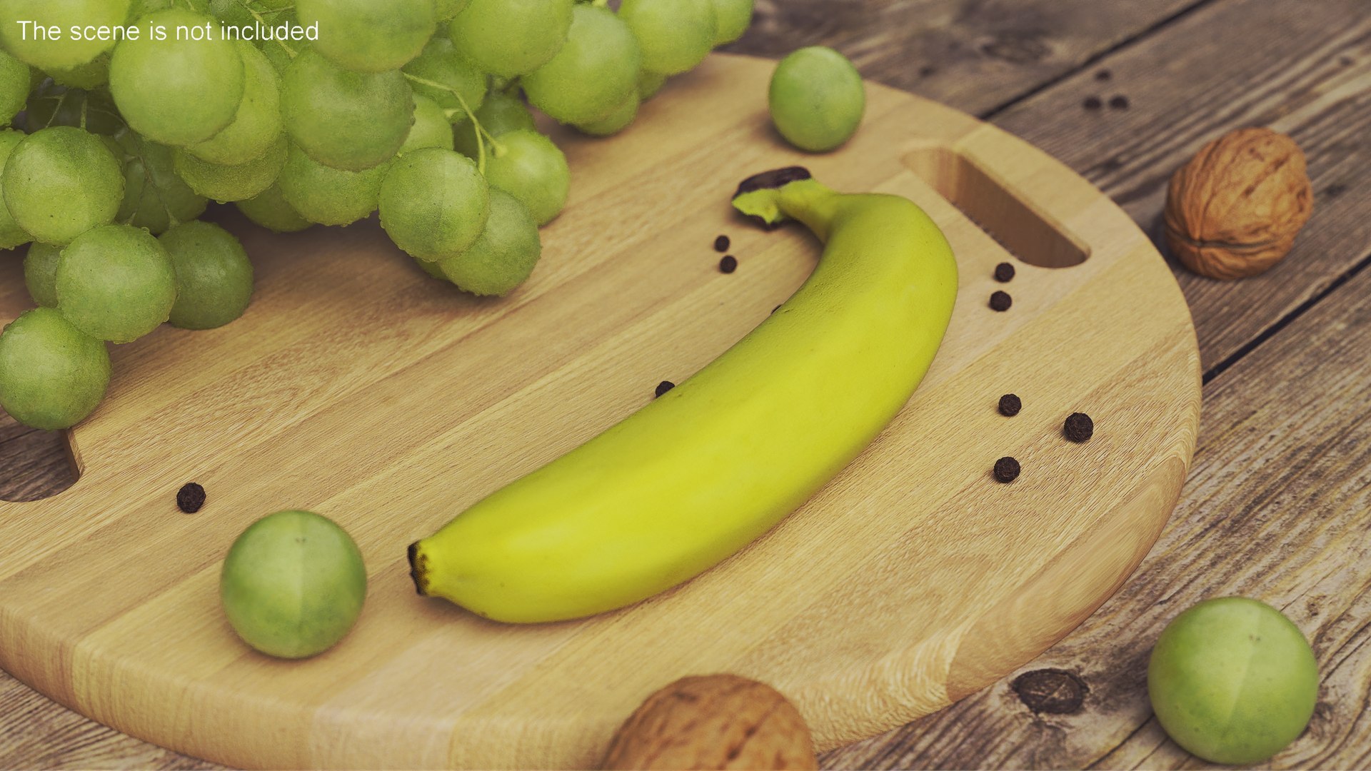 3D Model Underripe Banana - TurboSquid 2175141
