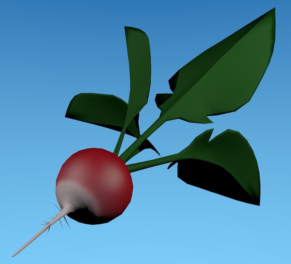 3D radishes gardening - TurboSquid 1318294