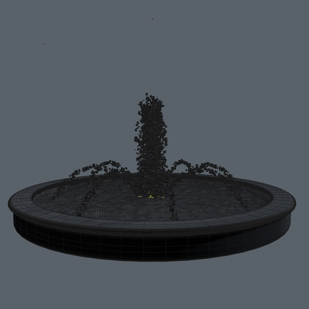 Medium cluster water fountain 3D model - TurboSquid 1359721