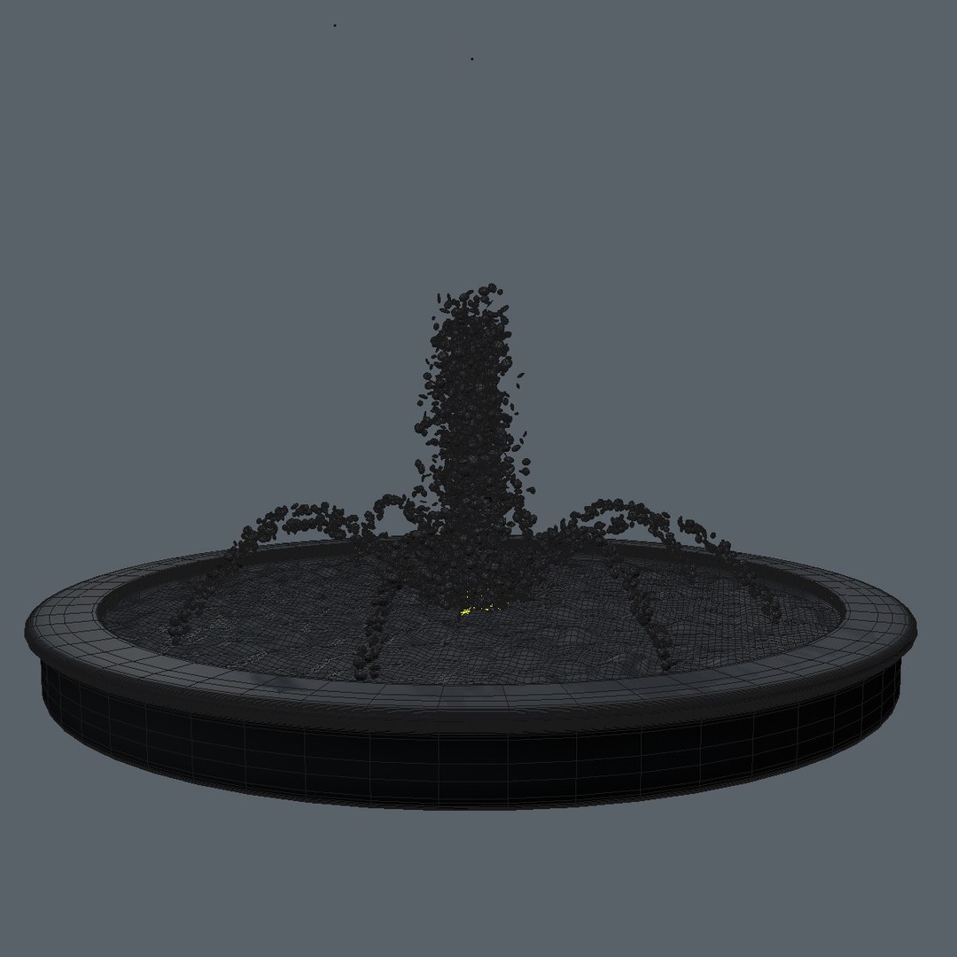 Medium cluster water fountain 3D model - TurboSquid 1359721