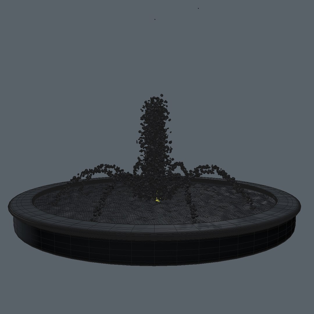 Medium cluster water fountain 3D model - TurboSquid 1359721