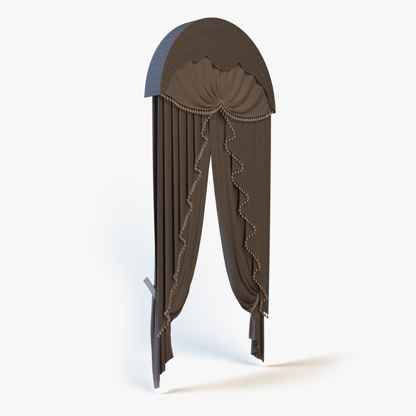 3d model curtain