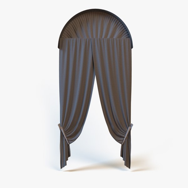 3d model curtain