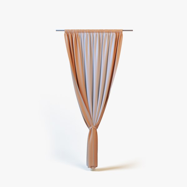 3d model curtain