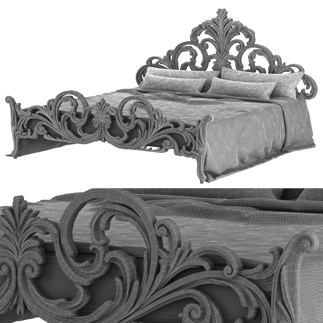 Dico Bed 3D Model - TurboSquid 1919908