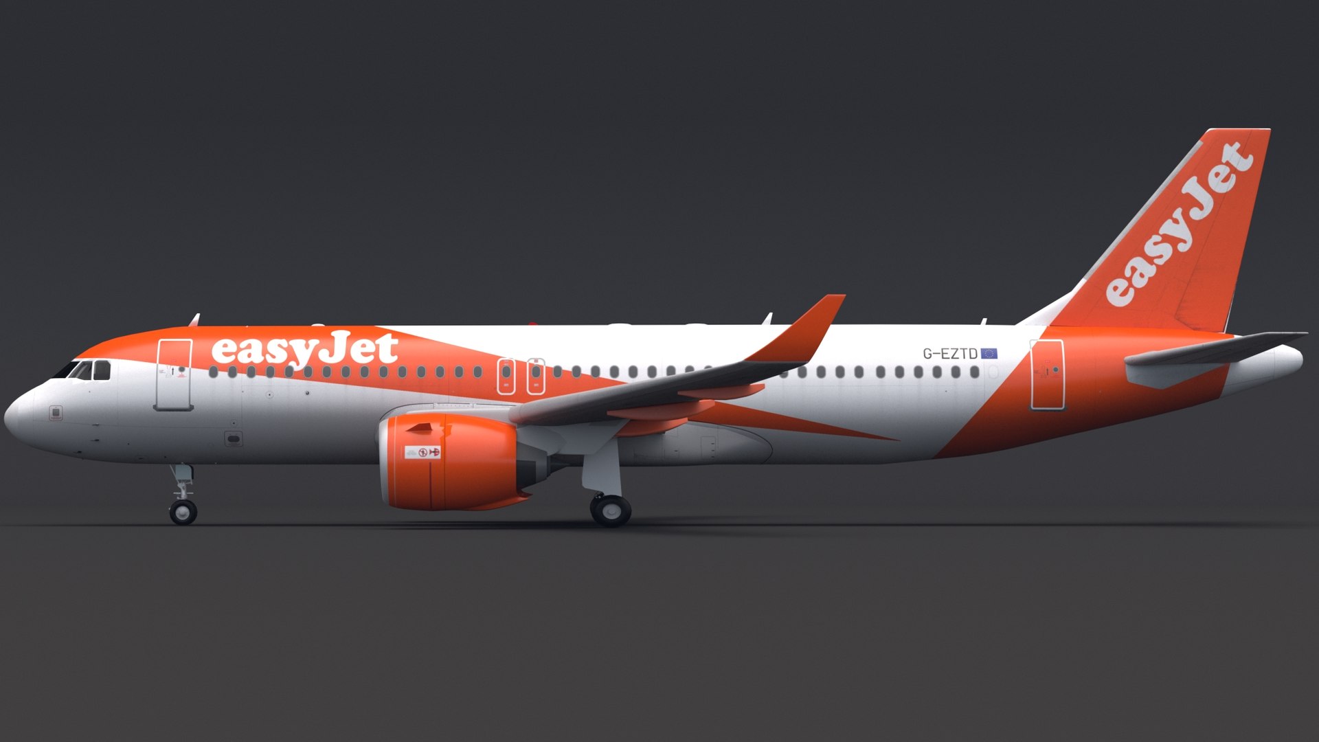 Easyjet A320 3D Model - TurboSquid 1519135