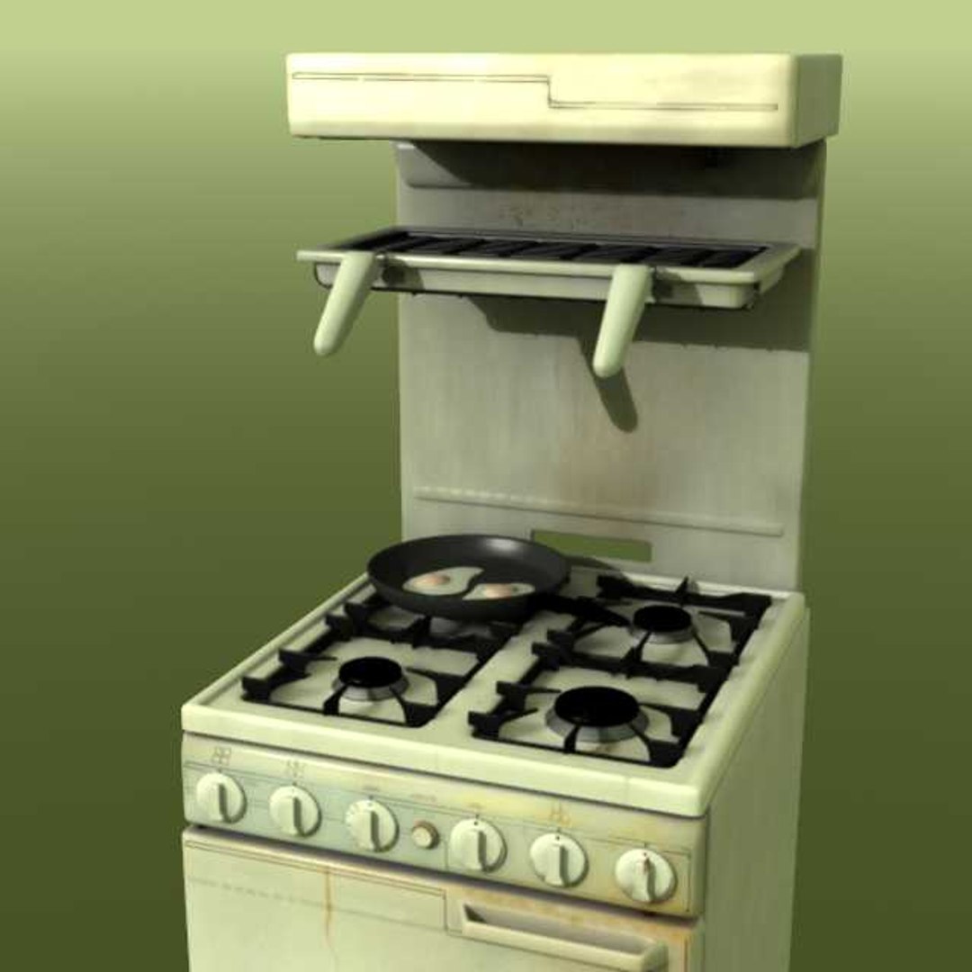 cooker oven 3d model