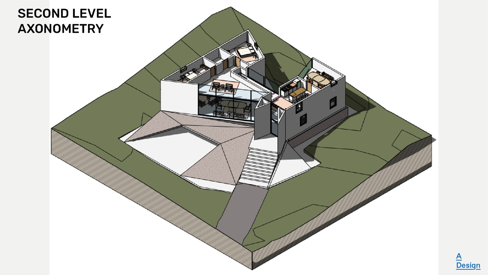 Assymetrical House- Revit 3D Model 3D Model - TurboSquid 2017793