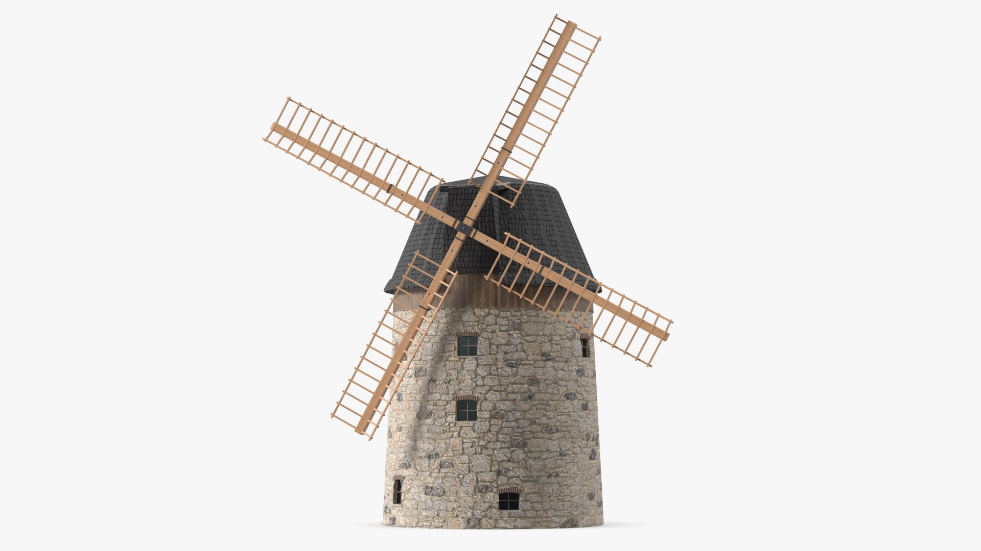 3D Windmill Rigged model - TurboSquid 2046440