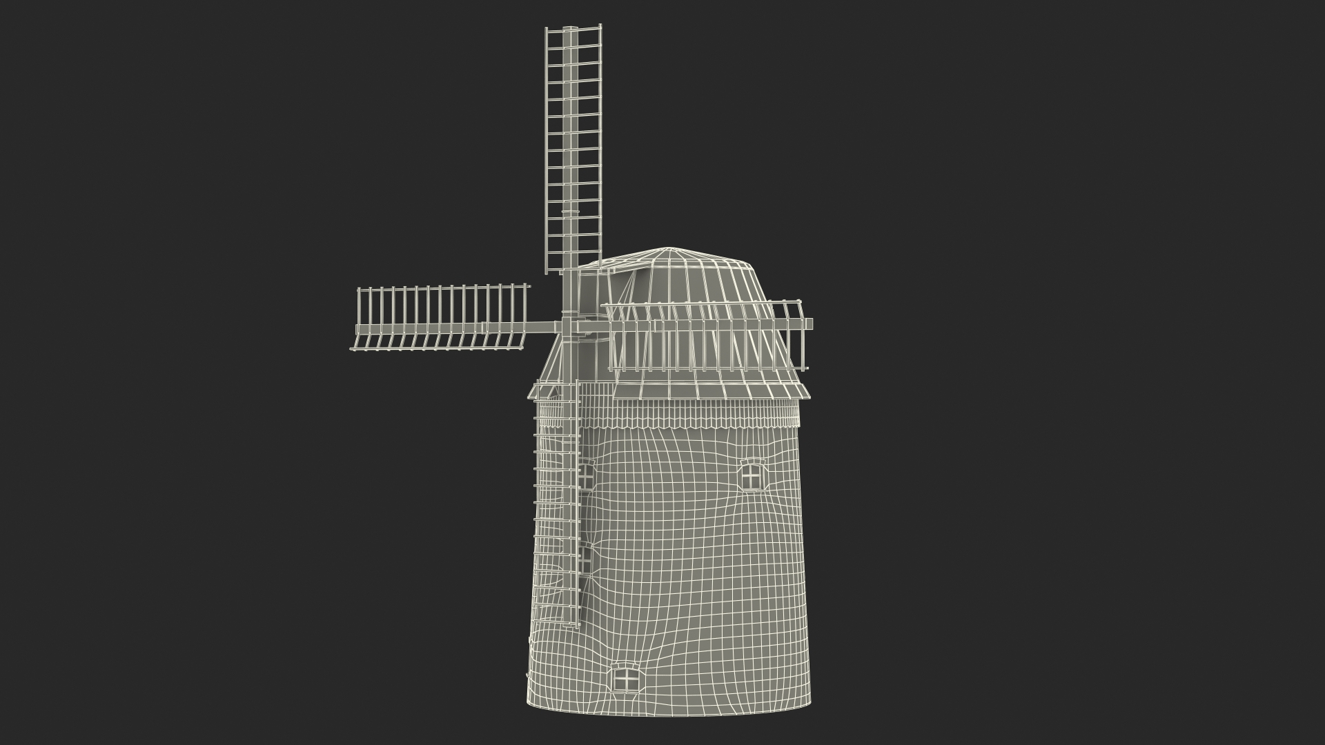 3D Windmill Rigged Model - TurboSquid 2046440