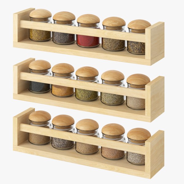 Spice Rack 3D Models for Download | TurboSquid