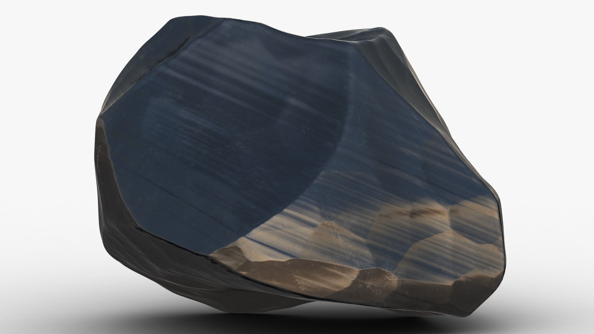 Obsidian Stone 02 3D Model - TurboSquid 1575066
