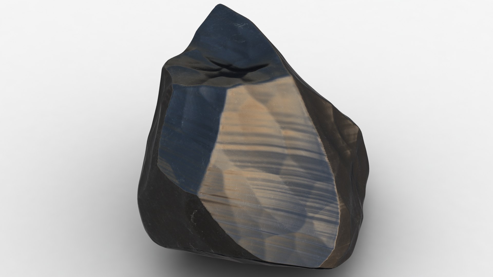 Obsidian Stone 02 3D Model - TurboSquid 1575066
