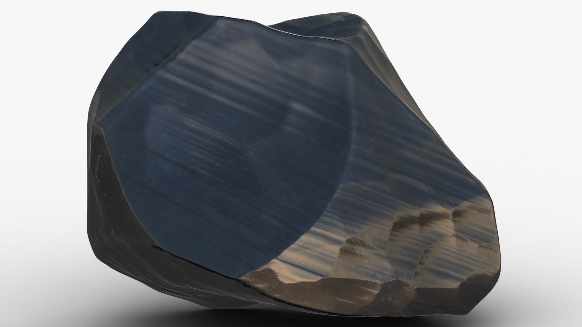 Obsidian Stone 02 3D Model - TurboSquid 1575066