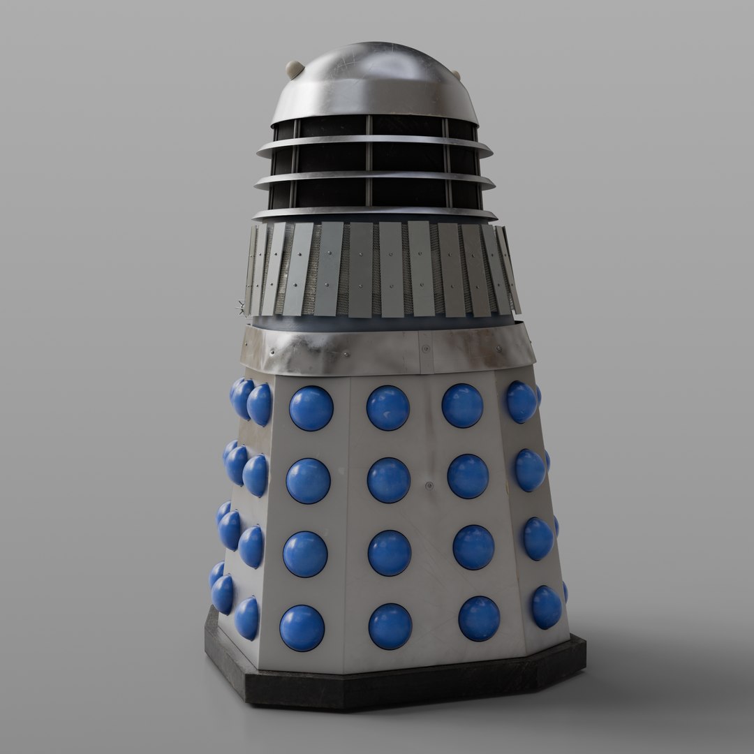 3D Classic Dalek - TurboSquid 2155657