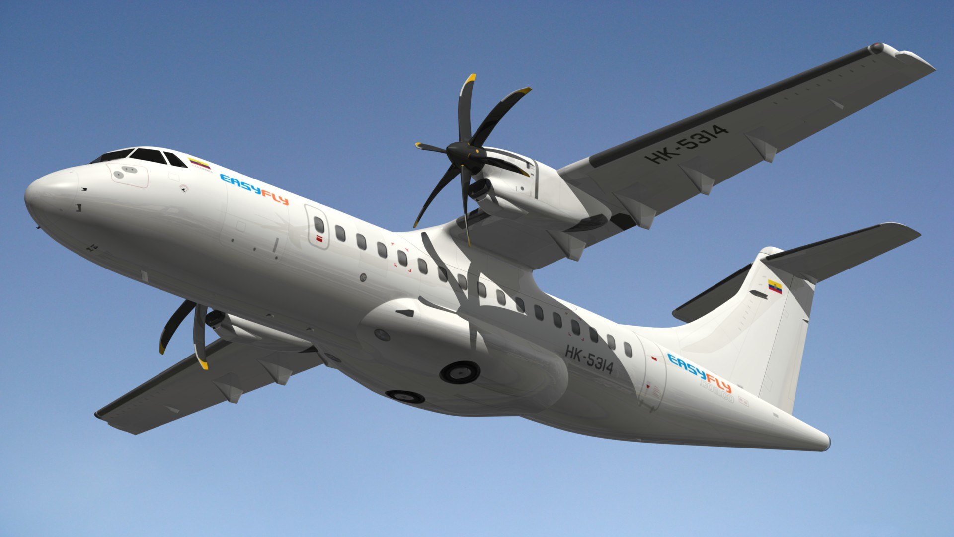 Atr 42 Easyfly Model - TurboSquid 1682578
