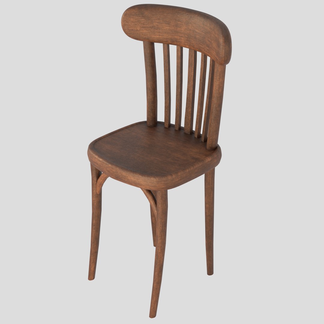 Pbr Old Vintage Chair Model - TurboSquid 1466471