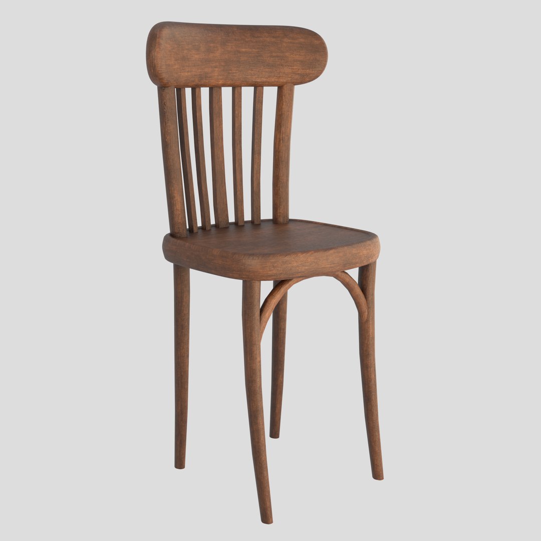 Pbr Old Vintage Chair Model - TurboSquid 1466471